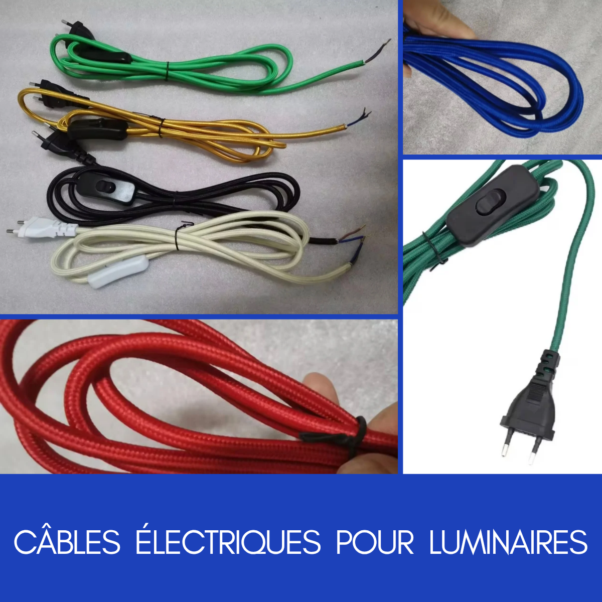 Câbles électriques pour Luminaires - Lighthouse DesignLighthouse Design